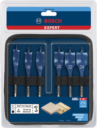 EXPERT Self Cut Speed 스페이드 드릴 비트 세트 - Bosch Professional